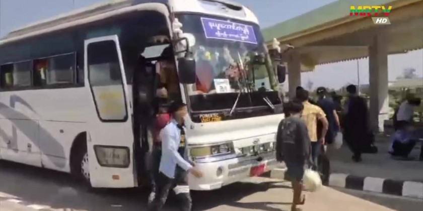 Returnees in respective Land borders: Officials welcome Myanmar returnees at border crossings ...